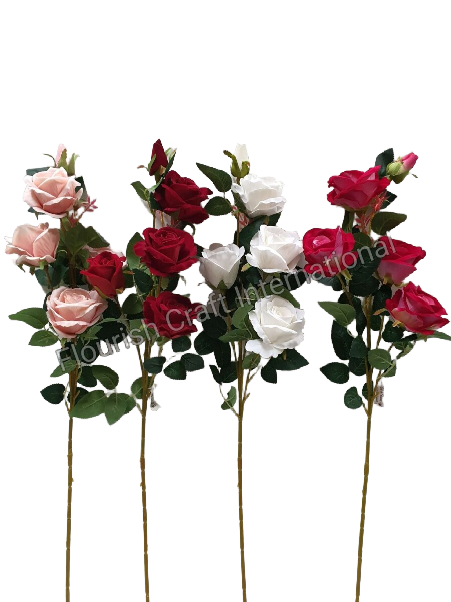 Velvet Rose Stem (5H) (#1075) – flourish Craft International